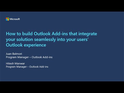 Build Outlook Add-ins that integrate your solution seamlessly into your users’ Outlook experience
