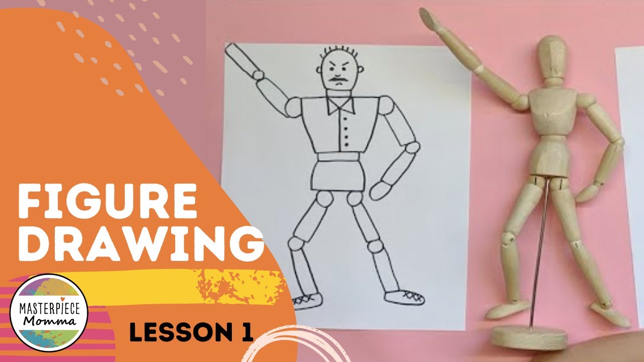 Figure Drawing Art Lesson for Kids:  Part 1