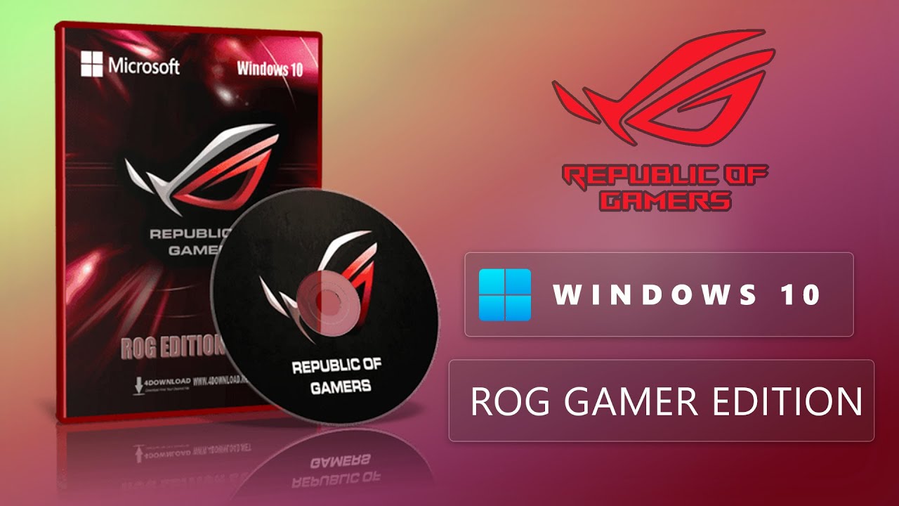 Windows 10 ROG Gamer Edition V6  Review  ( Custom Iso )