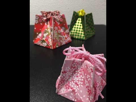 Origami Star Drawstring Gift Box – Do It And How