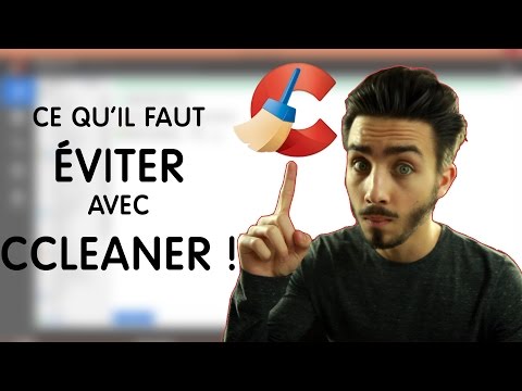 UNE DES CHOSES À NE PAS FAIRE AVEC CCLEANER !