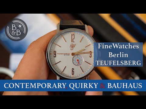 Unique & Bauhaus Design, Very Good Finishing - FineWatchesBerlin Teufelsberg Watch Review - B&B