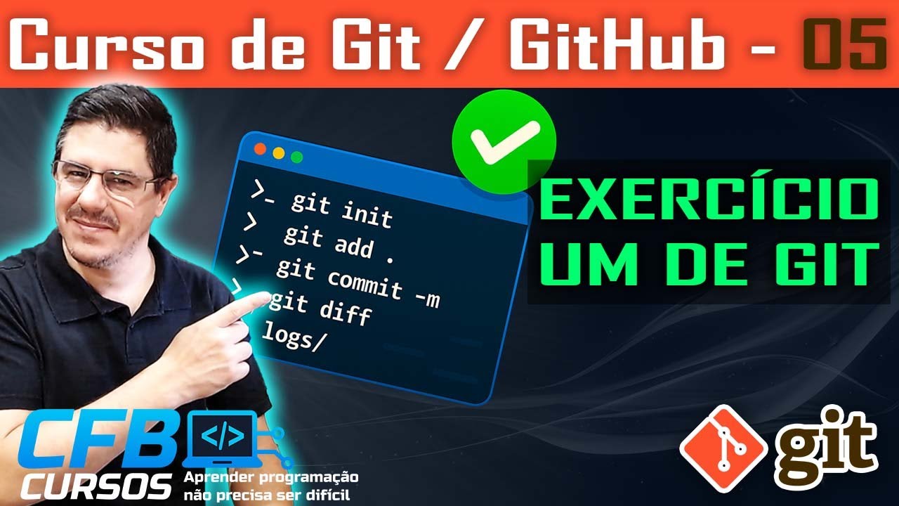 Git in Practice Course: Solving Essential Exercises (Init, Add, Commit, Diff, Ignore) - Class 05