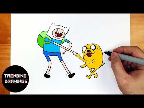How To Draw Finn and Jake Adventure Time Easy step by step