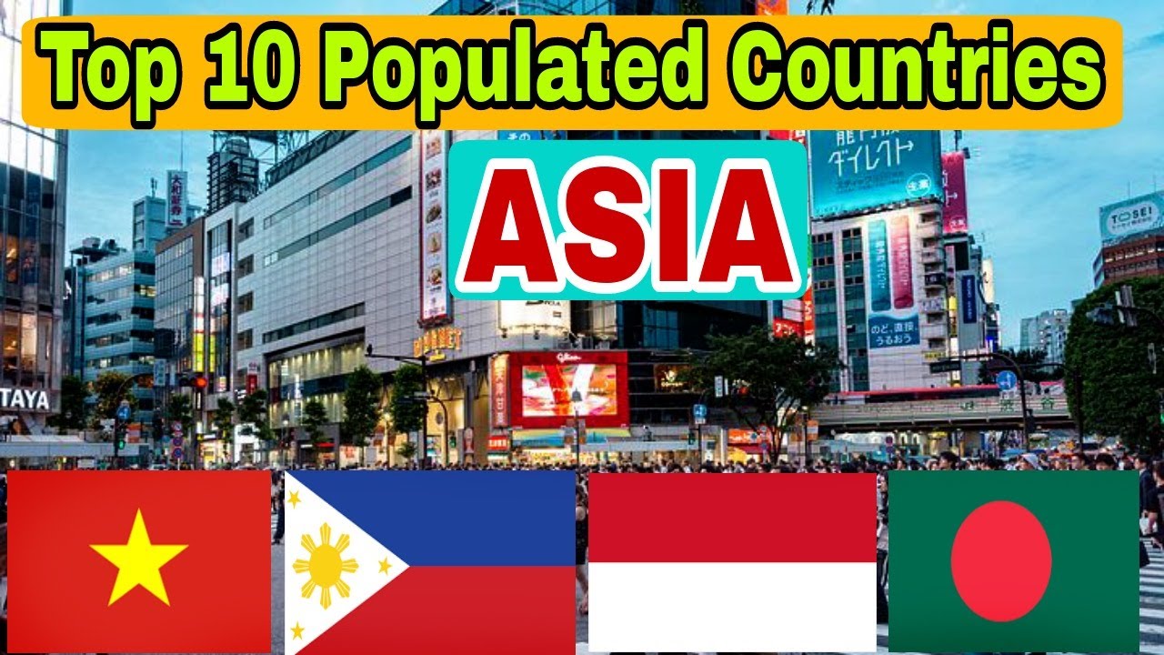 Top 10 Populated Countries in Asia 2021 | Most Populated countries