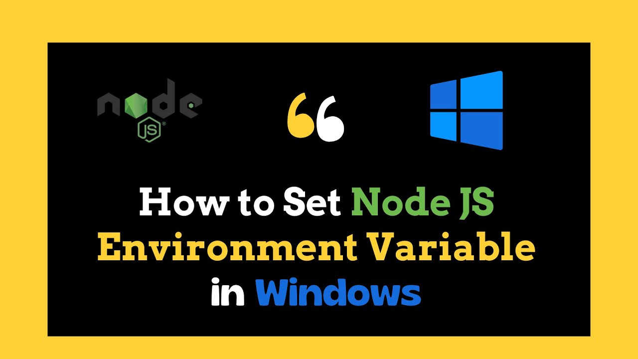How to setup Node JS PATH Environment Variable In Windows 11 in 2024