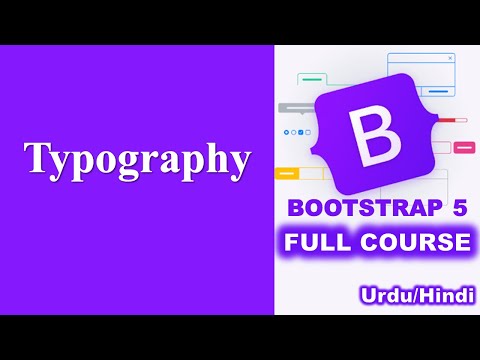 Learn Typography in Bootstrap| Bootstrap Complete Tutorials - Mind Luster