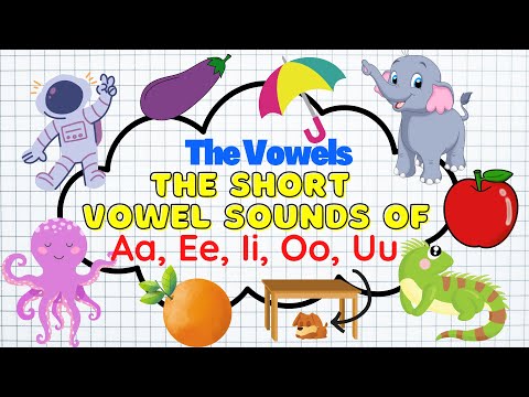 The Vowels | Upper and Lower Cases | Short Vowel Sounds