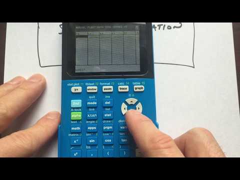 TI84 TI83 Calculating Standard Deviation
