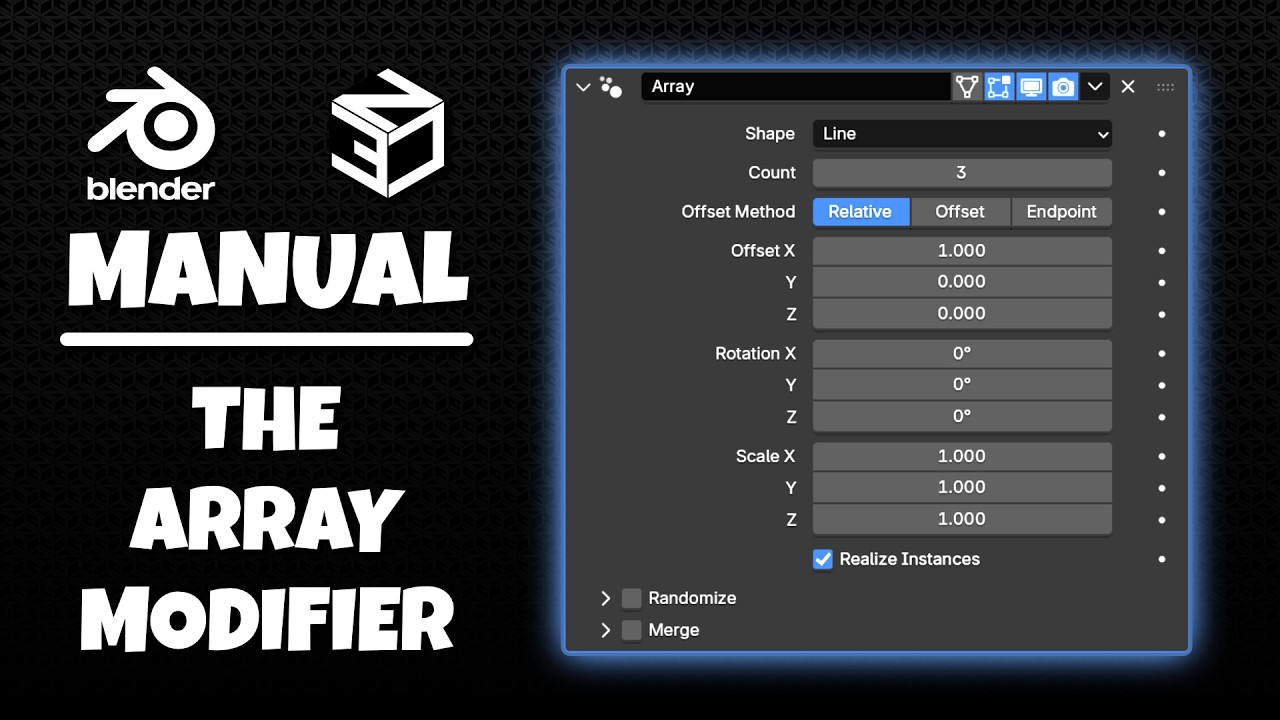 Blender ARRAY Modifier (Everything You Need to Know)