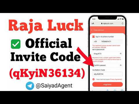 βπ― Raja Luck Game | Signup Bonus βΉ37 | Use This Official Invite Code β qKyiN36134