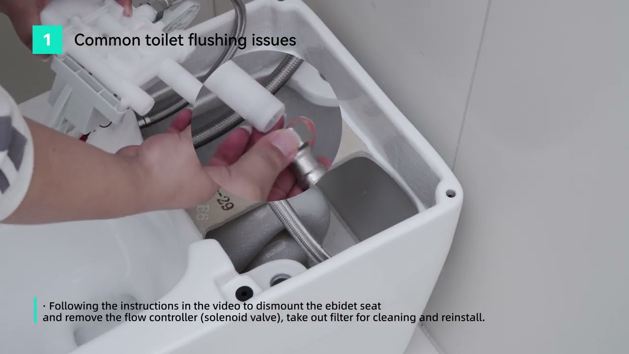 R&T Smart Toilet Troubleshooting - Flushing Issues | Floor-Mounted Toilet Fix Guide