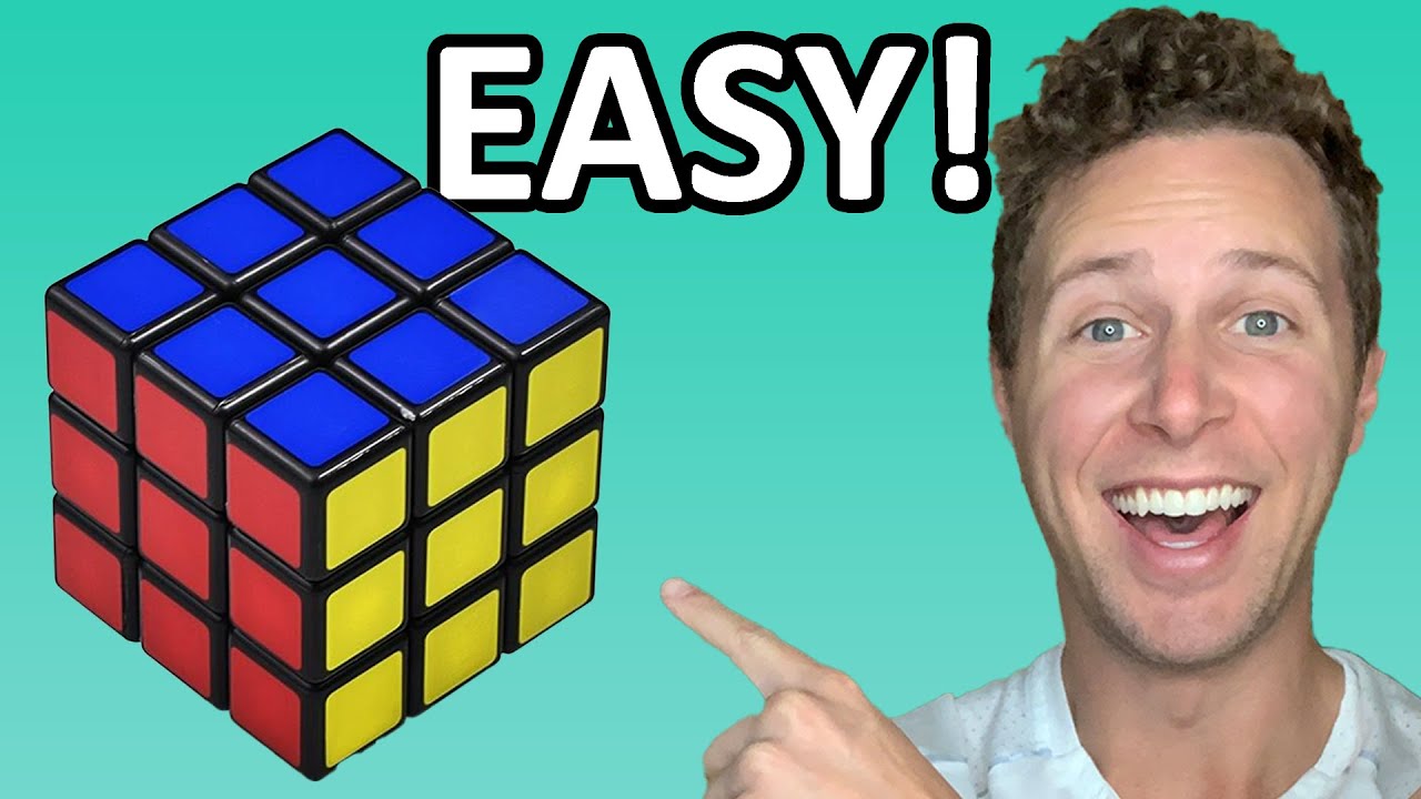 Rubiks Cube Solve - ONE EASY PATTERN! Beginner Tutorial