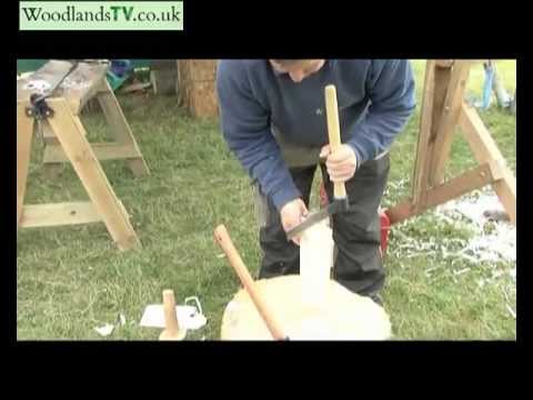 Making A Butter Knife using a drawknife
