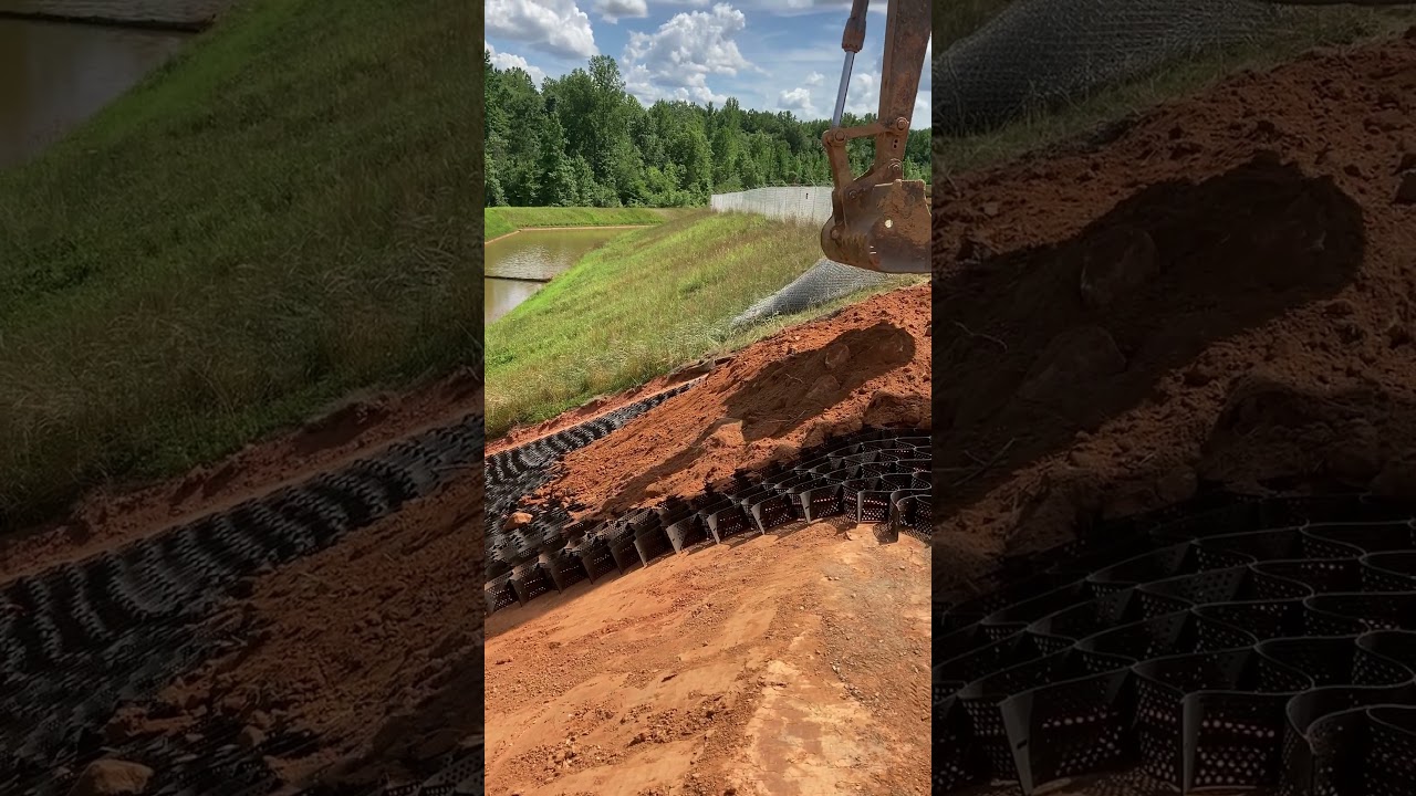 Stabilizing a Solar Farm Slope with GEOWEB Geocells