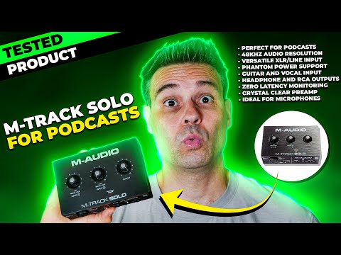 Incredibly Light Weight And Versatile - M-Audio M-Track Solo