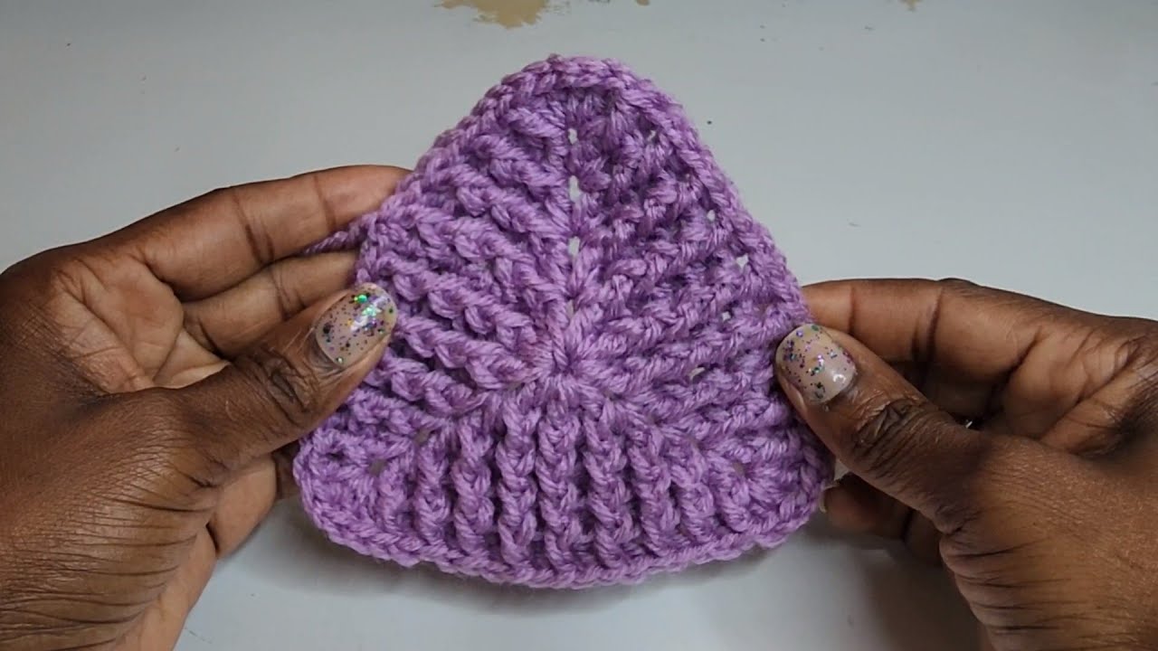 Crochet 3D Triangle Motif | Crochet Triangle