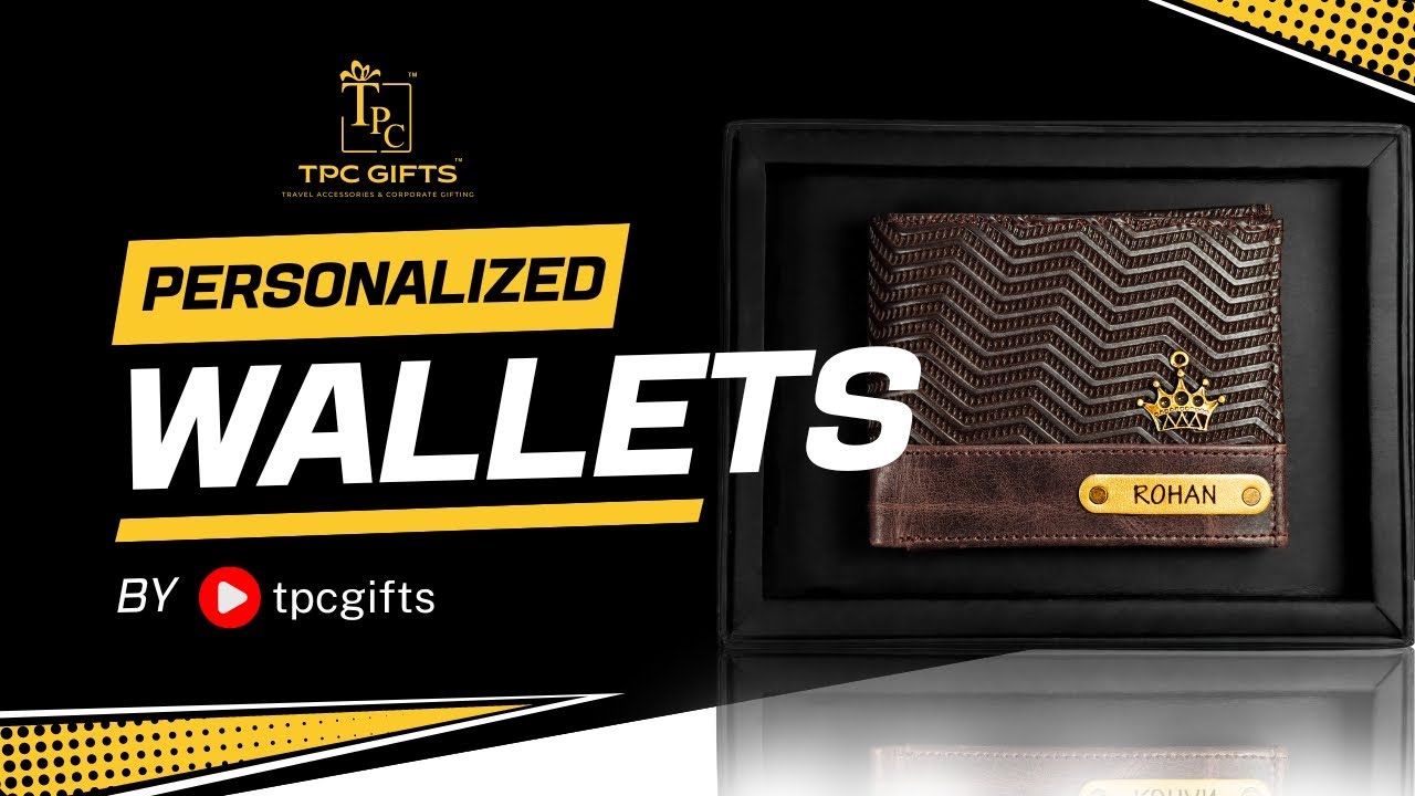 Luxury Personalized Wallets | Style Meets Functionality by TPC Gifts #wallet #trending
