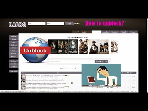 How to unblock rarbg by using online unblocker
