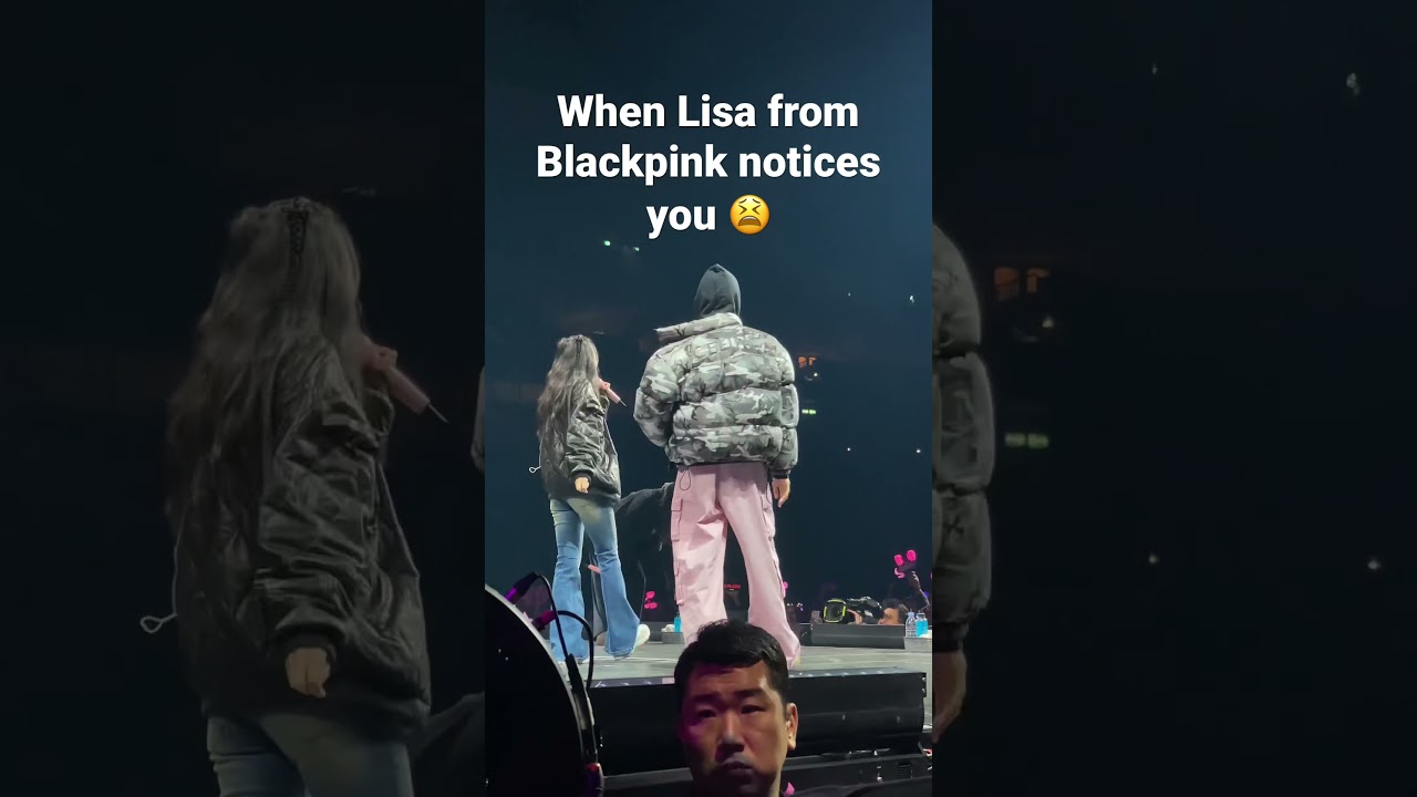 Lisa noticed me😳