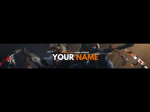 FREE Gaming Banner Template For Youtube Channels #42 Photoshop | DOWNLOAD PSD
