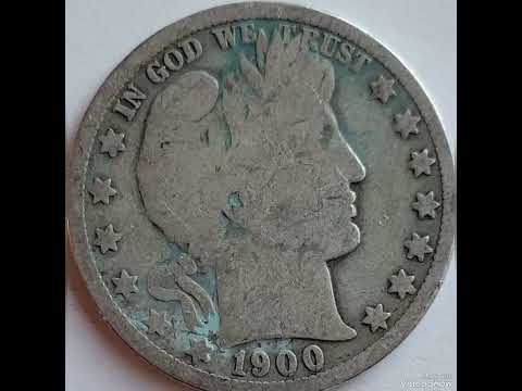 1900 Half dollar united states of America worth money rare.