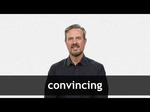 CONVINCING definition and meaning | Collins English Dictionary