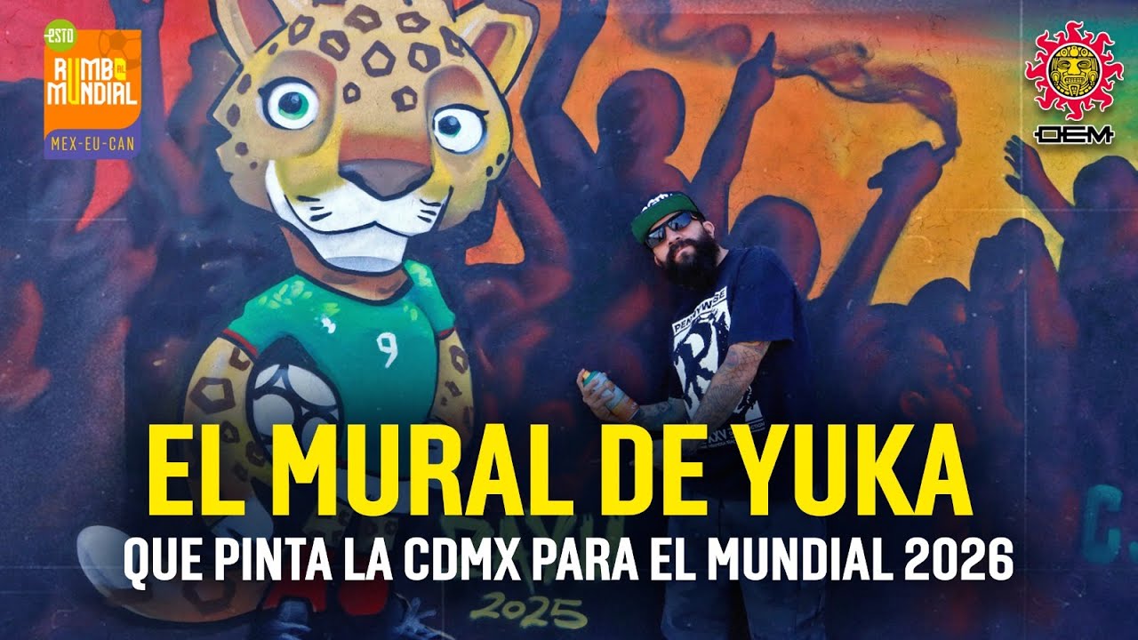 Murals in Mexico City: the project by artist Yuka that is transforming the city before the 2026 W...