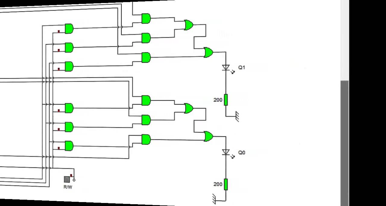 3x2 Memory Circuit
