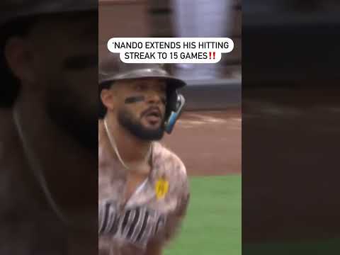 Fernando Tatis Jr. is riding a 15-game hit streak with a MONSTER start in June 💪 #shorts