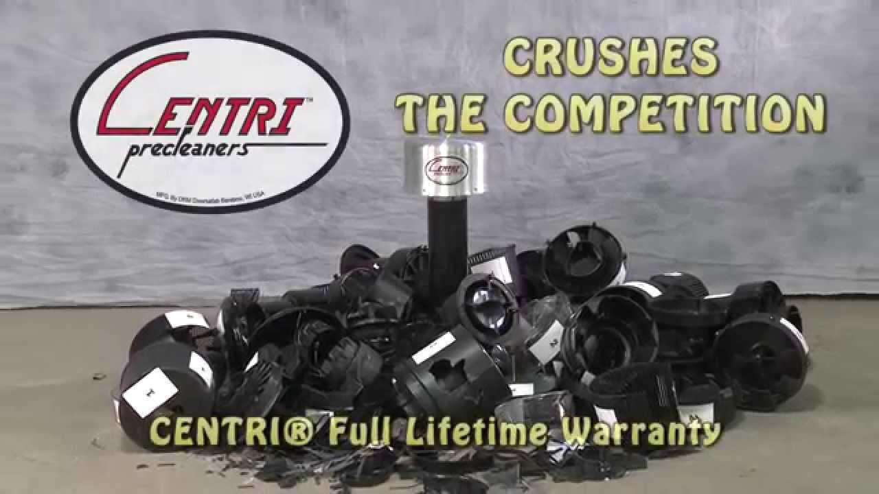 CENTRI vs Plastic precleaner 5