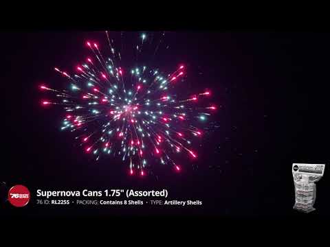 RL225S Supernova Cans 1.75" - Premium Artillery Shells - '76 Show Series