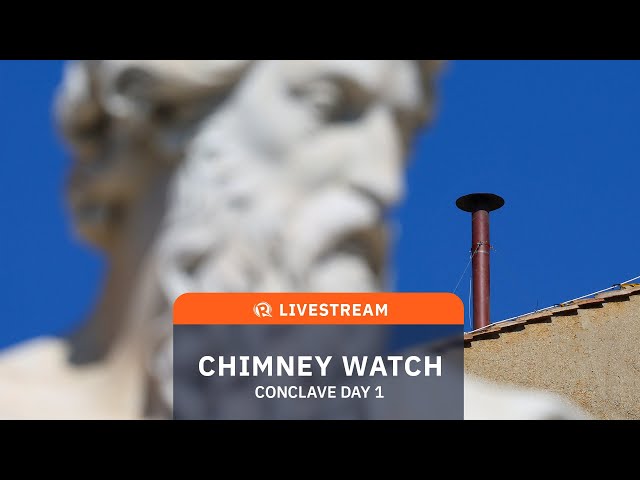LIVESTREAM: Sistine Chapel chimney for Vatican conclave, Day 1