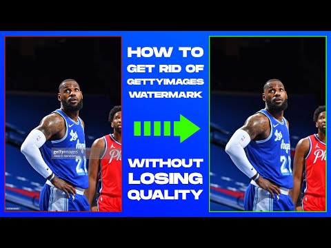 Getty Images Tutorial - How to Get Rid of the Watermark Without Losing Quality (Photoshop)