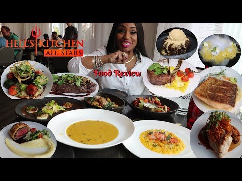 Hell's Kitchen Gordon Ramsay Restaurant Review Vegas Style; Tried the Entire menu