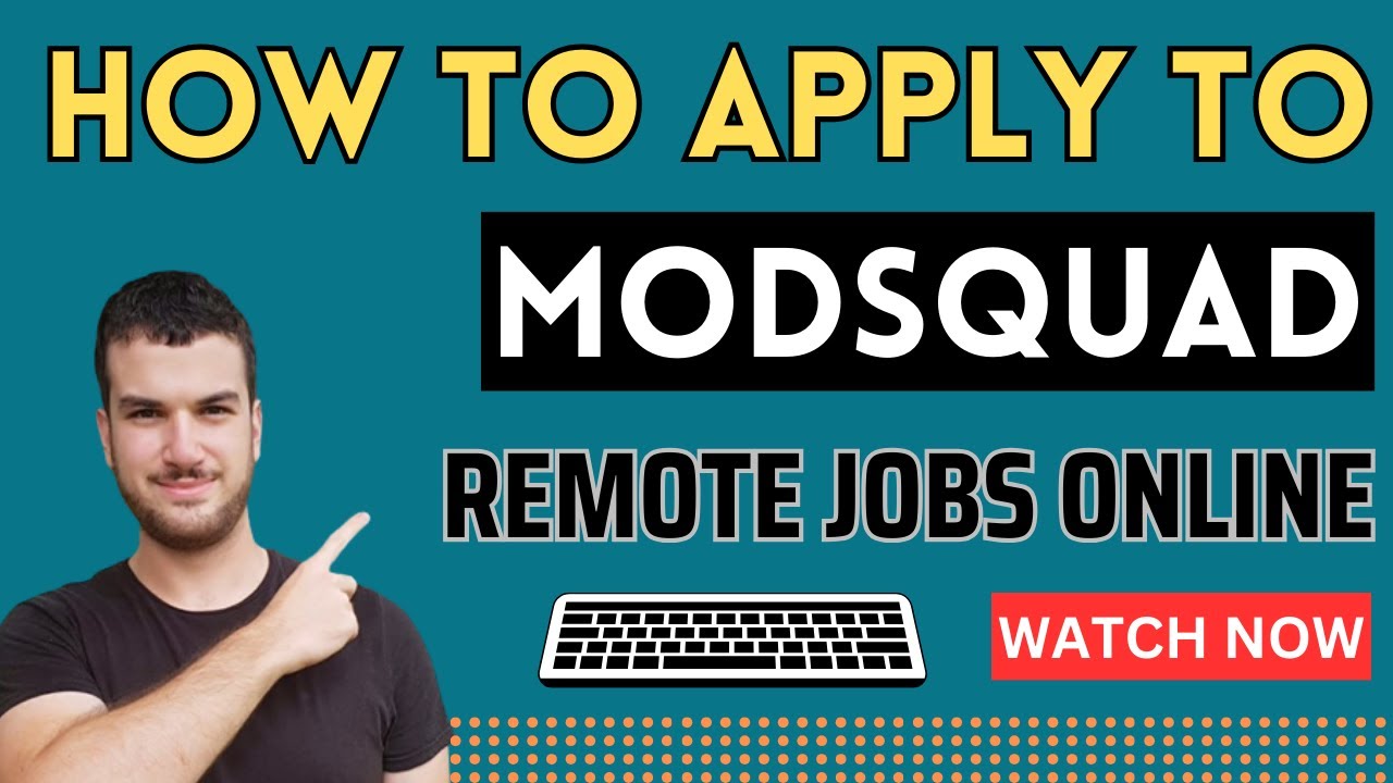 How To Apply To ModSquad - Make Money Online As a Moderator - Remote Jobs 2024