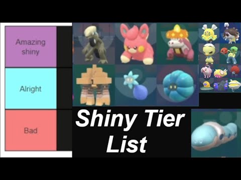 Pokemon Scarlet and Violet All New Shiny Tier List