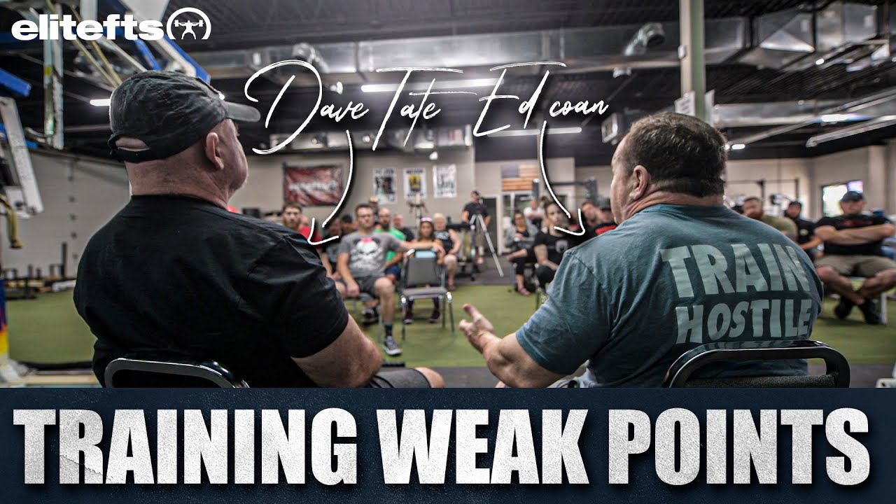 Ed Coan and Dave Tate Discuss Training Weak Points | elitefts.com