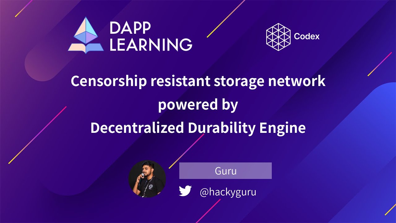 Censorship resistant storage network powered by Decentralized Durability Engine