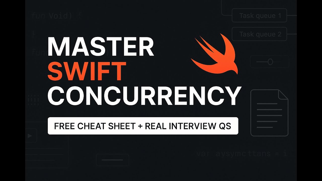 Swift Concurrency Made Easy – Download Free Cheat Sheet (10 Pages)
