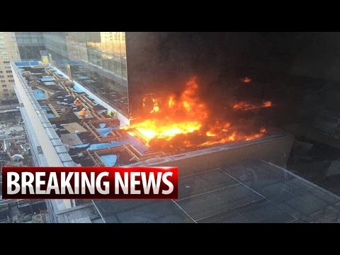 Fire Breaks Out at New York University (NYU) Langone Hospital Building | 12/14/2016