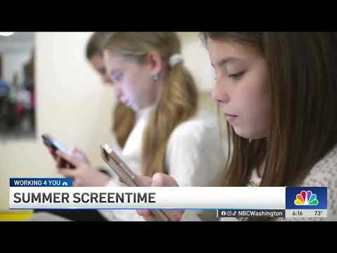 How much screen time is too much for kids? | NBC4 Washington
