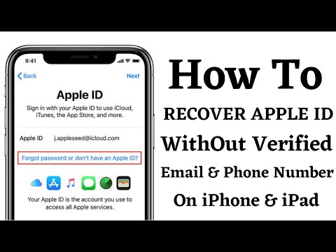 How To Recover Apple iD Without Verified Email & Phone Number On iPhone iPad Mac ( Latest 2021 )