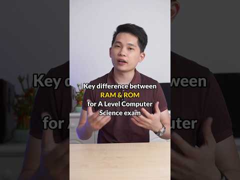 RAM vs ROM Explained in Seconds! | A Level Computer Science 9618 Paper 1