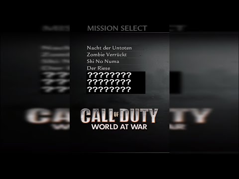 The Secret 4th DLC in WaW