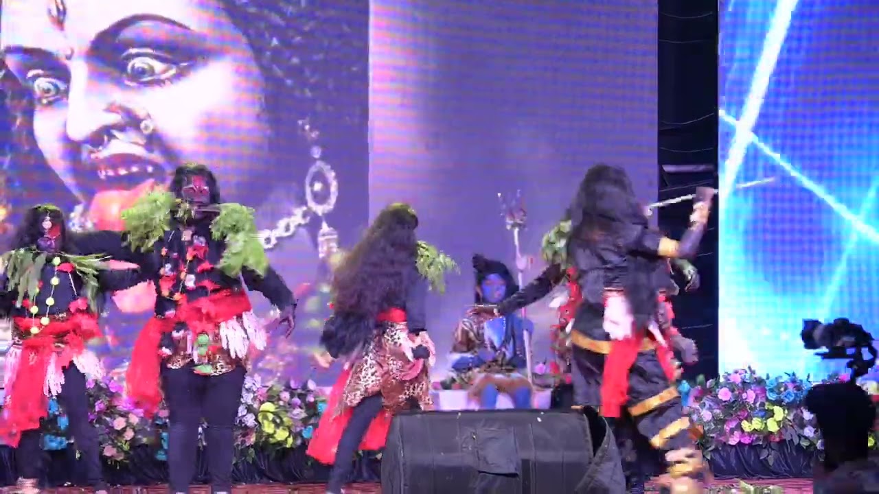 Kali Theme  / Mythological Dance Act / Annual Function 2023-24 Gurukul Public School Kwd