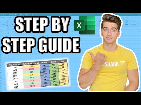Calorie Tracking Spreadsheet Tutorial (FREE DOWNLOAD)