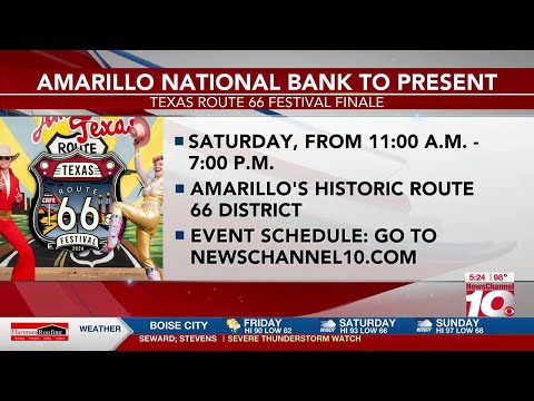 VIDEO: Amarillo National Bank to present Texas Route 66 Festival Finale