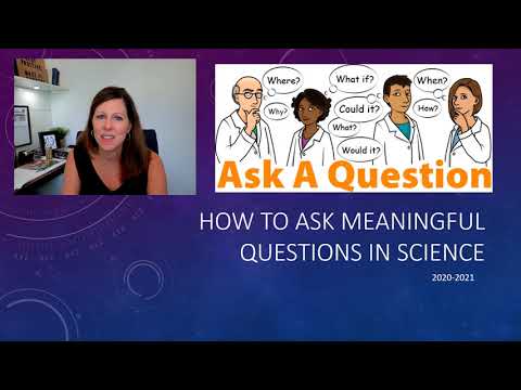 How to ask a question in science