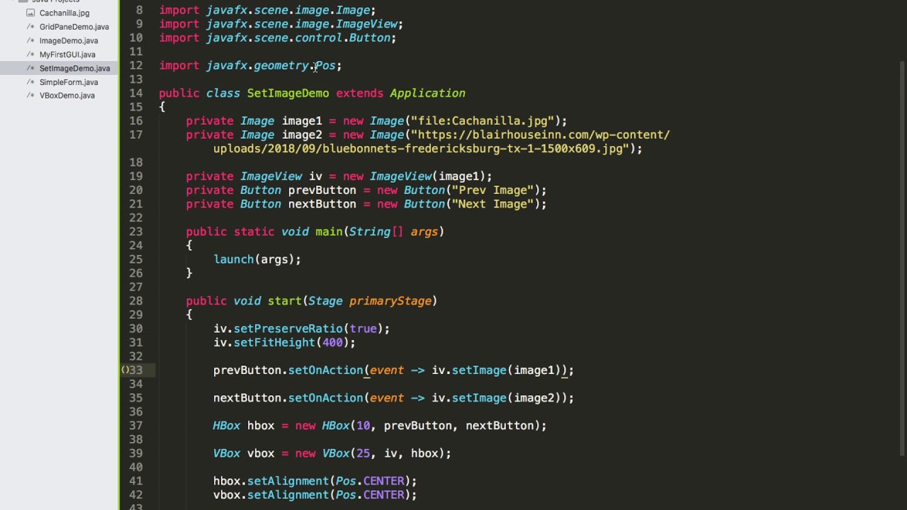 Event Handling with Lambda Expressions